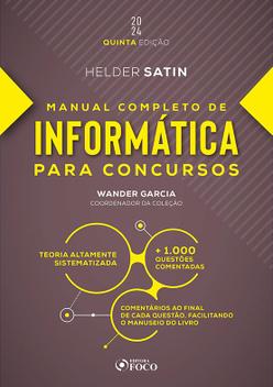 Livro - Manual Completo de Informática para Concursos - 5ª Ed - 2024 ...