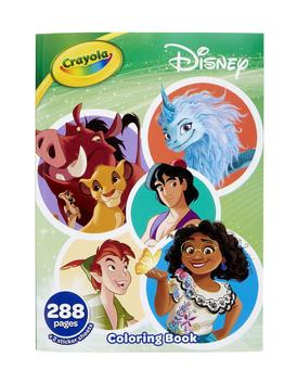 Livro para Colorir Crayola Disney Animation - 288 Páginas com Adesivos ...