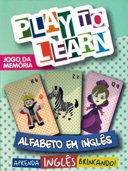Livro - Play To Learn - Jogo Da Memoria - Alfabeto Em Ingles - Ptl ...