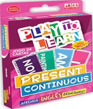 Livro - Play To Learn - Jogo De Cartas - Present Continuous - Ptl ...