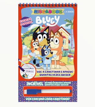 Livro - Riscabook Bluey - Livros de Literatura Infantil - Magazine Luiza