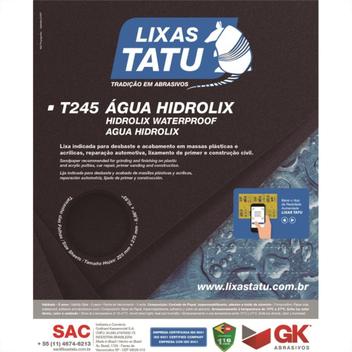 Lixa Dagua Tatu 320 Hidrolix T24503200050 - Kit C/50 - Lixa para ...