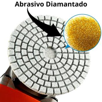 Lixa Diamantada Integrada para Acabamento Polimento de Mármore ...