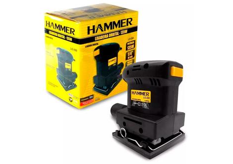 Lixadeira Orbital Gylo200 1/4 Pol 135w Hobby Hammer Cor Preto 220v - Lixadeira Manual - Magazine ...