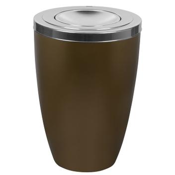 Lixeira Fibra de Vidro 50l com Tampa Basculante em Alumínio - Astra ...