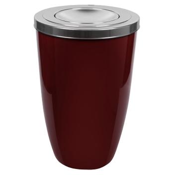 Lixeira Fibra de Vidro 50l com Tampa Basculante em Alumínio - Astra ...