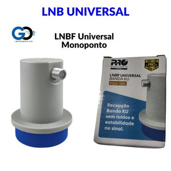Lnb Universal 1 Saida Simples Banda Ku Lnbf - Proeletronic - Conversor ...