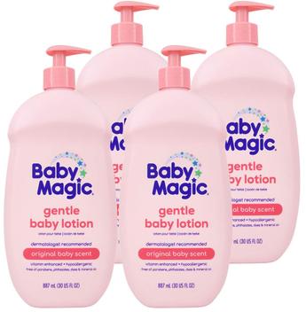 Loção Bebê Baby Magic Gentle - 30ml (4 Unidades) - Com Vitaminas e ...