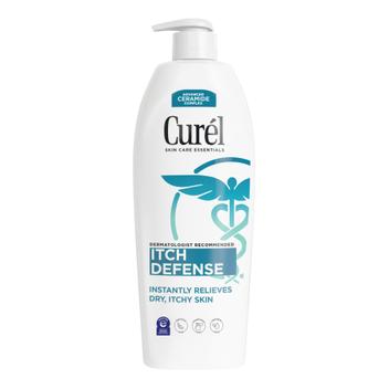 Loção corporal Curel Itch Defense Calming 600 ml com ceramida - Máscara ...