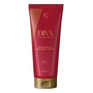 Loção Hidratante Desodorante Colônia Corporal Diva Esplêndida 200ml ...