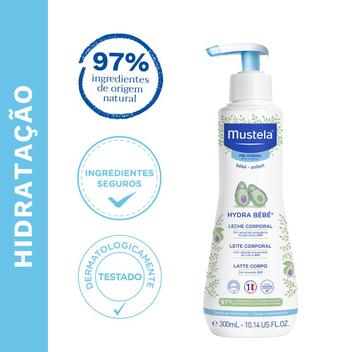 Loção Hydra Bebê Leite Corporal 300ml - Mustela - Expanscience - Loção ...