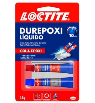 Loctite Cola Epóxi Durepoxi Líquido Extra Forte a+b 16G - Henkel ...