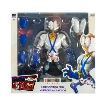 Lombril Jim Action Figure Professor Macaco PSY-CROW Snot Worm Corpo Jim ...