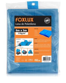 Lona De Polietileno Azul - Foxlux 8m X 5m Acampar Barraca - Lona ...