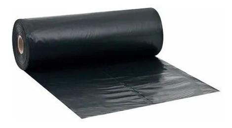 Lona Plástica Preta 200 Micras Obras Construção Pintura 6x30 / 30x6 ...