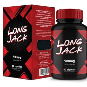 Long Jack 900mg 60 cápsulas - Uninutre - Massa Muscular - Magazine Luiza