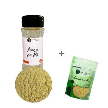 Louro Em Pó Kit Pote Com Dosador + Refil 50G - Rocha Saùde - Sabão em ...