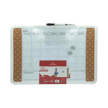 Lousa Magnética Mensal 43X58Cm Com 6 Peças - Win Paper - Quadro de ...