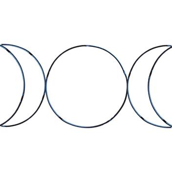 Lua Tríplice Da Deusa Tríplice Em Ferro 15x30 - EMPÓRIO ARTES ...