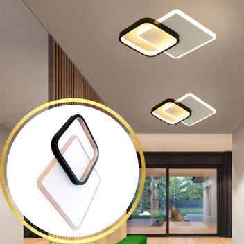 Luminária 30cm 24W Duplo LED Arandela Lustre Plafon Parede Teto Gimpo ...