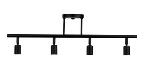 Luminária Articulada Trilho Spot E27 Cozinha Sala Preto - Om Luz ...