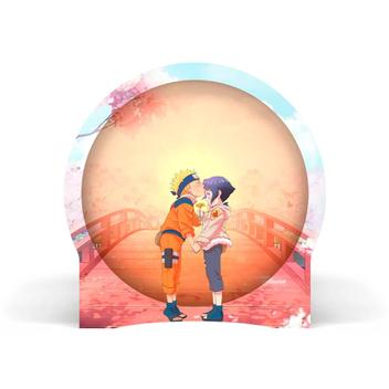 Luminária Circular - Anime Naruto e Hinata crianças - ShopC - Luminária ...