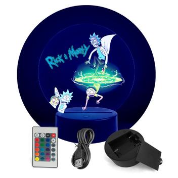 Luminária Colorida Rick e Morty - RGB + Controle - ShopC - Luminária ...