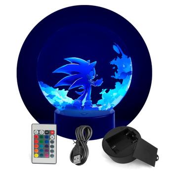 Luminária Colorida Sonic - RGB + Controle - ShopC - Lâmpada Inteligente ...