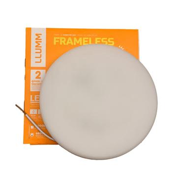 Luminaria de embut frameless redondo 24w - LLUMM - Luminária de Teto ...