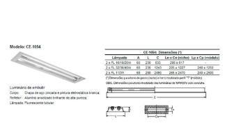 Luminaria De Embutir 2x20W - Carolino - Luminária - Magazine Luiza