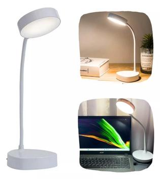 Luminaria De Mesa Articulavel Led Moderna Compacta Economica ...
