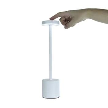 Luminaria de Mesa Luz LED Sensor Touch Recarregável USB 34cm - Fx ...