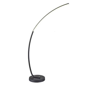 Luminária De Piso Preto Curvada De Led - Led & Cia - Luminária ...