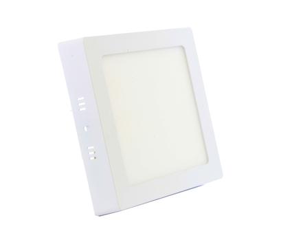 Luminária Led 18W Sobrepor Quadrado Maxtel Branco Frio - Luminária ...