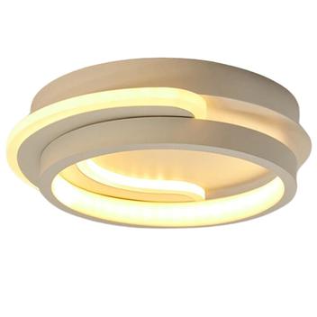 Luminária LED 25cm Lustre Plafon Teto 36W Gimpo KJGD-351-BRANCO ...