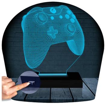 Luminária Led 3d Video Game Gamer 2 Abajur - 3D Fantasy - Luminária ...