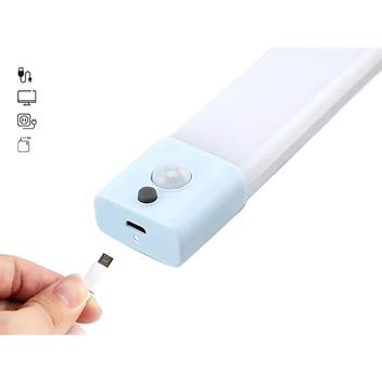 Luminária Led Barra Usb Recarregáveis Imã Sensor Presença 9w 36cm ...