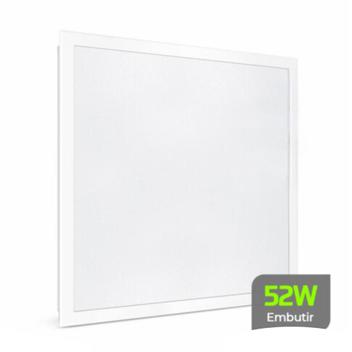 Luminária Led D/ Embutir Quadrada Branca 52w - Lumanti - Luminária ...