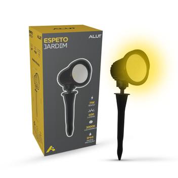 Luminaria Led Jardim Espeto 7W 3000k Branco Quente a prova d'água Cod ...