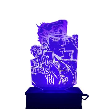 Luminária Led, Jotaro Kujo , 16 Cores, Jojo's Bizarre, Anime - Avelar ...
