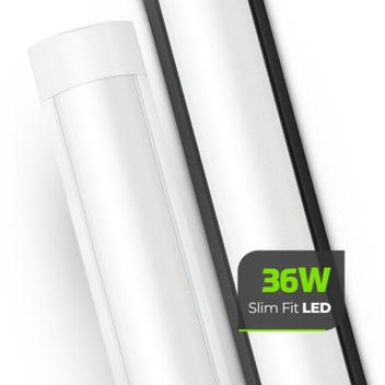 Luminária LED Slim Fit Sobrepor Lumanti 36W Autovolt 6500K 1 Metro ...