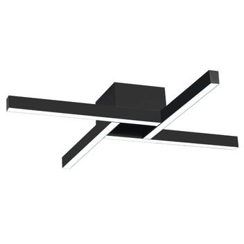 Luminária Plafon Led Maze Moderno Preto 22w 3000K Spotline - Luminária ...