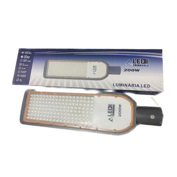 Luminária Poste 200W 6500K Led Triângulo - LED TRIANGULO - Luminária ...