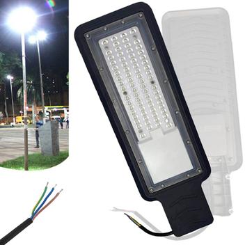 Luminaria Publica De Poste 50W Slim Luz Led SMD Ip65 Rua Calçada ...
