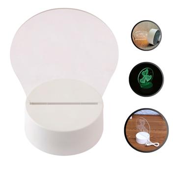 Luminária Regarregável Led Em Usb Lousa 3d E Caneta Circulo - C3B ...