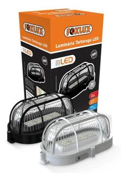 Luminaria Tartaruga Led 7W 3000K Bivolt Branca Fox - Foxlux - Luminária ...