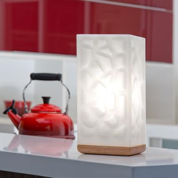 Luminária Torre Elegante Base De Madeira Bivolt Polietileno ...