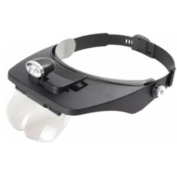 Lupa Cabeça Com Luz Para Costura Lupa Com Led A Pilha - A.R Variedades ...