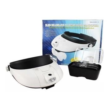 Lupa De Cabeça 2 Super Leds Profissional 5 Lentes De Aumento - NoBrand ...