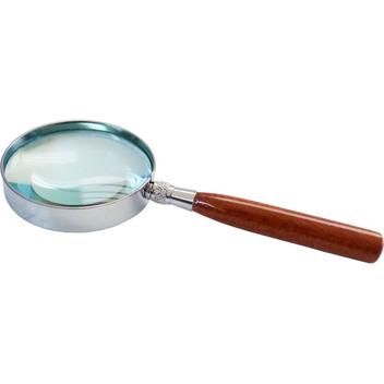 Lupa Manual 3,5x Cabo de Madeira - Intex - Lupa de Mão - Magazine Luiza